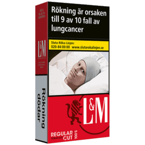 L&M Red Regular Cut 100's Cigarett - Beställ hos Snusfabriken.com