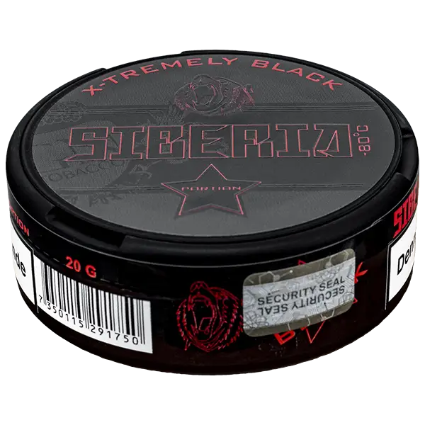Siberia Black Portion - Köp fraktfritt från Snusfabriken.com