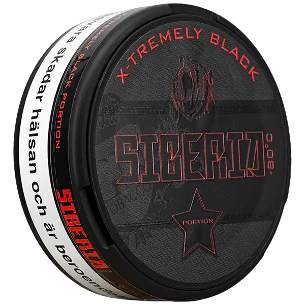 Siberia Black Portion - Köp fraktfritt från Snusfabriken.com