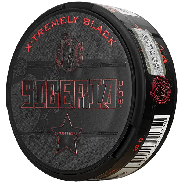 Siberia Black Portion - Köp fraktfritt från Snusfabriken.com