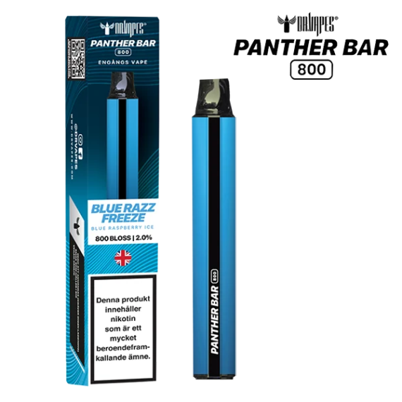 Panther Bar Blue Raspberry Ice 20 mg | Snusfabriken.com ⭐️