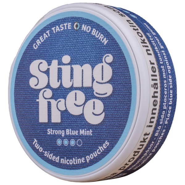 Stingfree Strong Blue Mint - Snusfabriken.com ⭐️