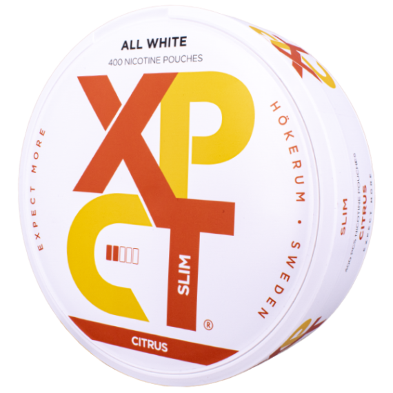 XPCT Citrus Slim All White Mega Dosa | Snusfabriken.com ⭐️