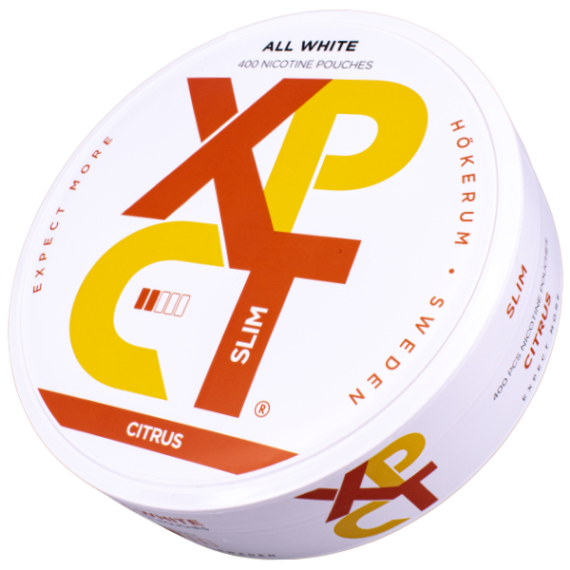 XPCT Citrus Slim All White Mega Dosa | Snusfabriken.com ⭐️