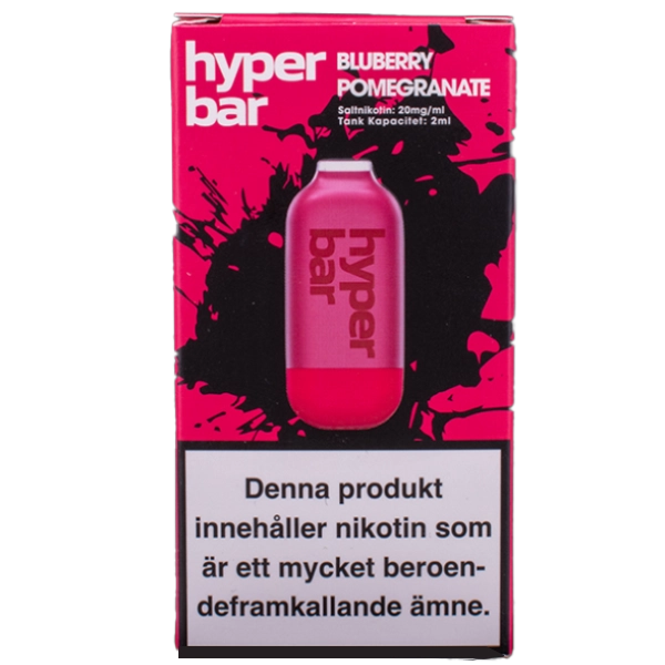 Hyper Bar Mesh Blueberry Pomegrante – 20 mg/ml nikotin