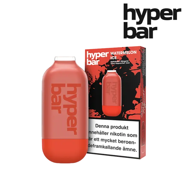 Hyper Bar Mesh Watermelon Ice - 2 ml nikotinjuice, 20 mg/ml ⭐️