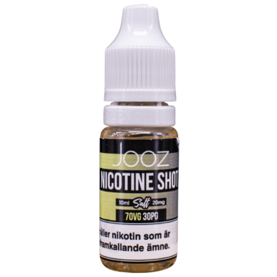Jooz Nicotine Shot 70/30 VG/PG | Snusfabriken.com ⭐️
