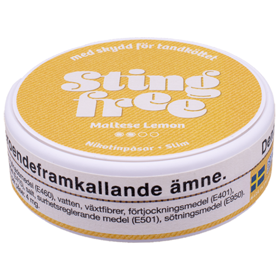Stingfree Maltese Lemon | Snusfabriken.com ⭐️