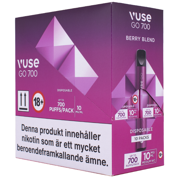 Vuse Go 700 Berry Blend 10 mg | Snusfabriken.com ⭐