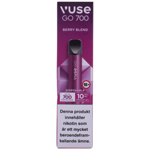 Vuse Go 700 Berry Blend 10 mg | Snusfabriken.com ⭐