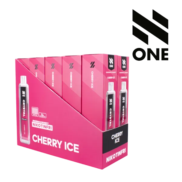 N ONE Crystal Zero Mesh Cherry Ice 0 mg | Köp Fraktfritt ⭐️