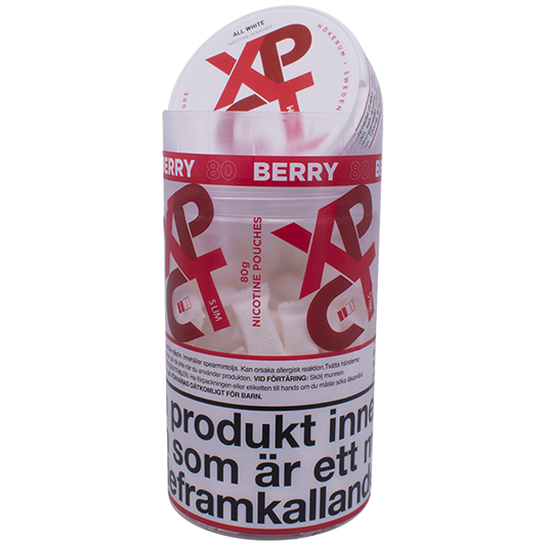 XPCT Berry Slim All White Tube | Köp Fraktfritt ⭐️