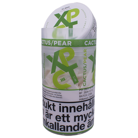 XPCT Cactus Pear Slim All White Tube | Köp Fraktfritt ⭐️