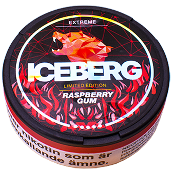 ICEBERG Raspberry Gum Extreme Portion | Köp Fraktfritt ⭐️