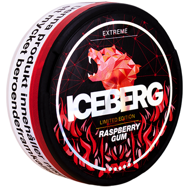 ICEBERG Raspberry Gum Extreme Portion | Köp Fraktfritt ⭐️