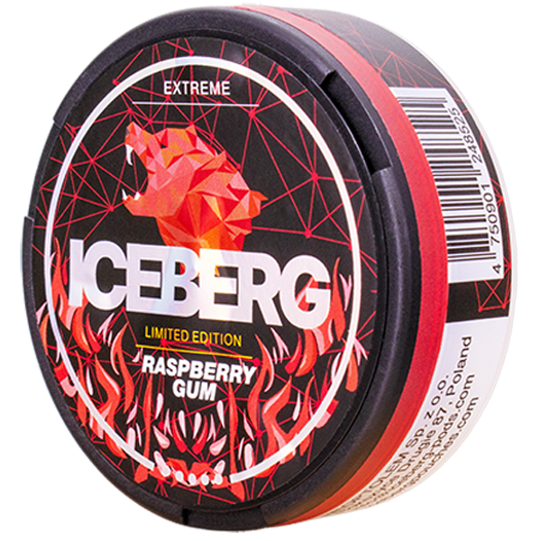 ICEBERG Raspberry Gum Extreme Portion | Köp Fraktfritt ⭐️