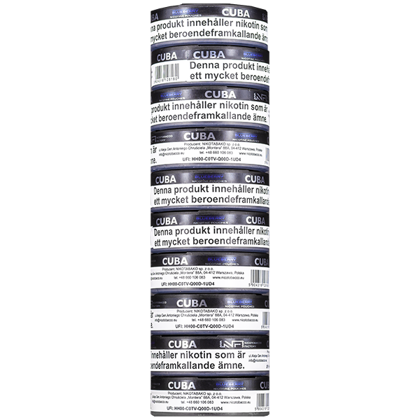 CUBA Blueberry Black 43 mg | Köp Fraktfritt ⭐️