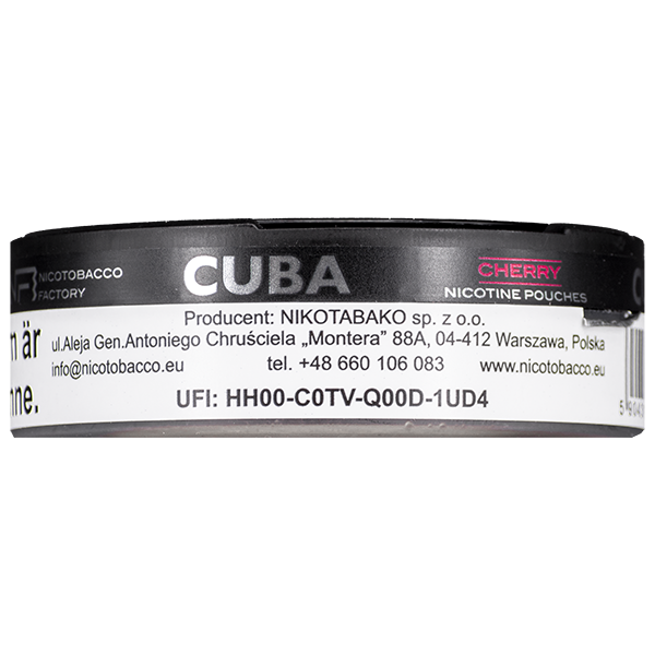 CUBA Cherry Black 43 mg | Köp Fraktfritt ⭐️