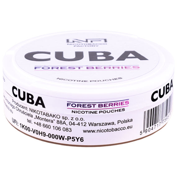 CUBA Forest Berries White 16 mg | Köp Fraktfritt ⭐️