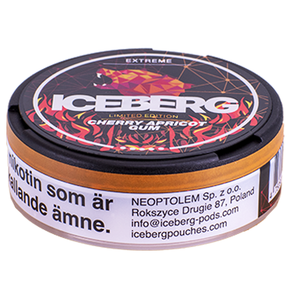 ICEBERG Cherry Apricot Gum Extreme Portion | Köp Fraktfritt ⭐️