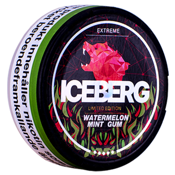 ICEBERG Watermelon Mint Gum Extreme | Köp Fraktfritt ⭐️