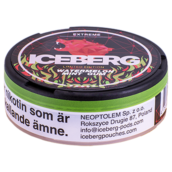 ICEBERG Watermelon Mint Gum Extreme | Köp Fraktfritt ⭐️