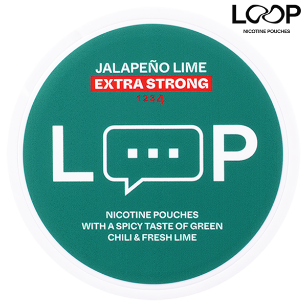 Loop Jalapeno Lime Extra Strong All White | Köp fraktfritt ⭐