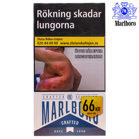 Marlboro Crafted Blue 100´s | Köp fraktfritt ⭐️