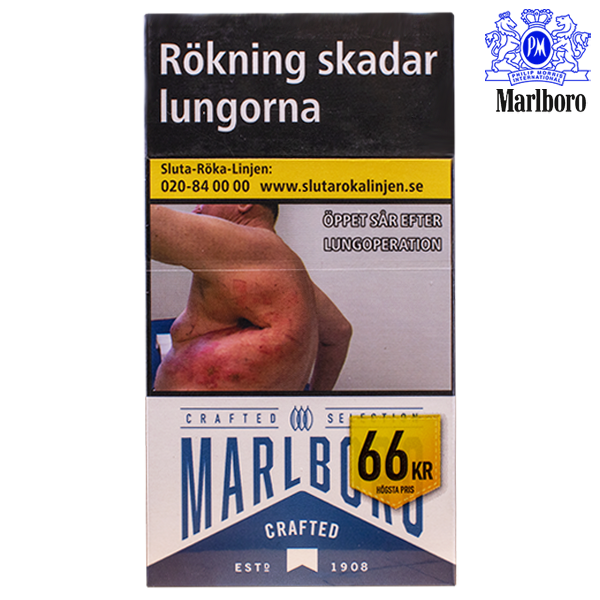 Marlboro Crafted Blue 100´s | Köp fraktfritt ⭐️