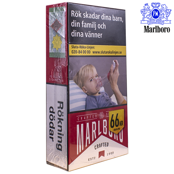 Marlboro Crafted Red 100´s | Köp fraktfritt ⭐️