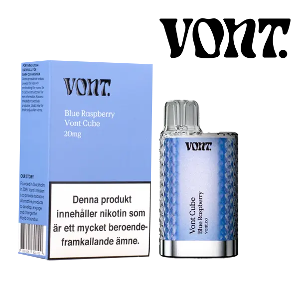 Vont Cube Blue Raspberry | Köp Fraktfritt ⭐️